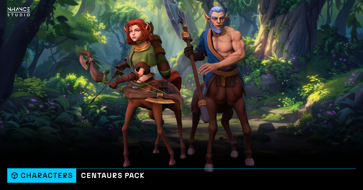 Stylized Centaurs Pack | 3D Characters | Unity Asset Store