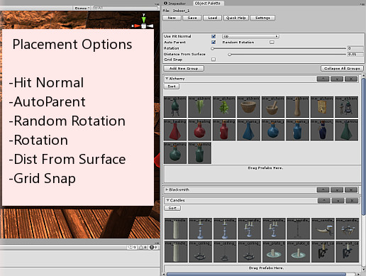 Object Palette | Level Design | Unity Asset Store