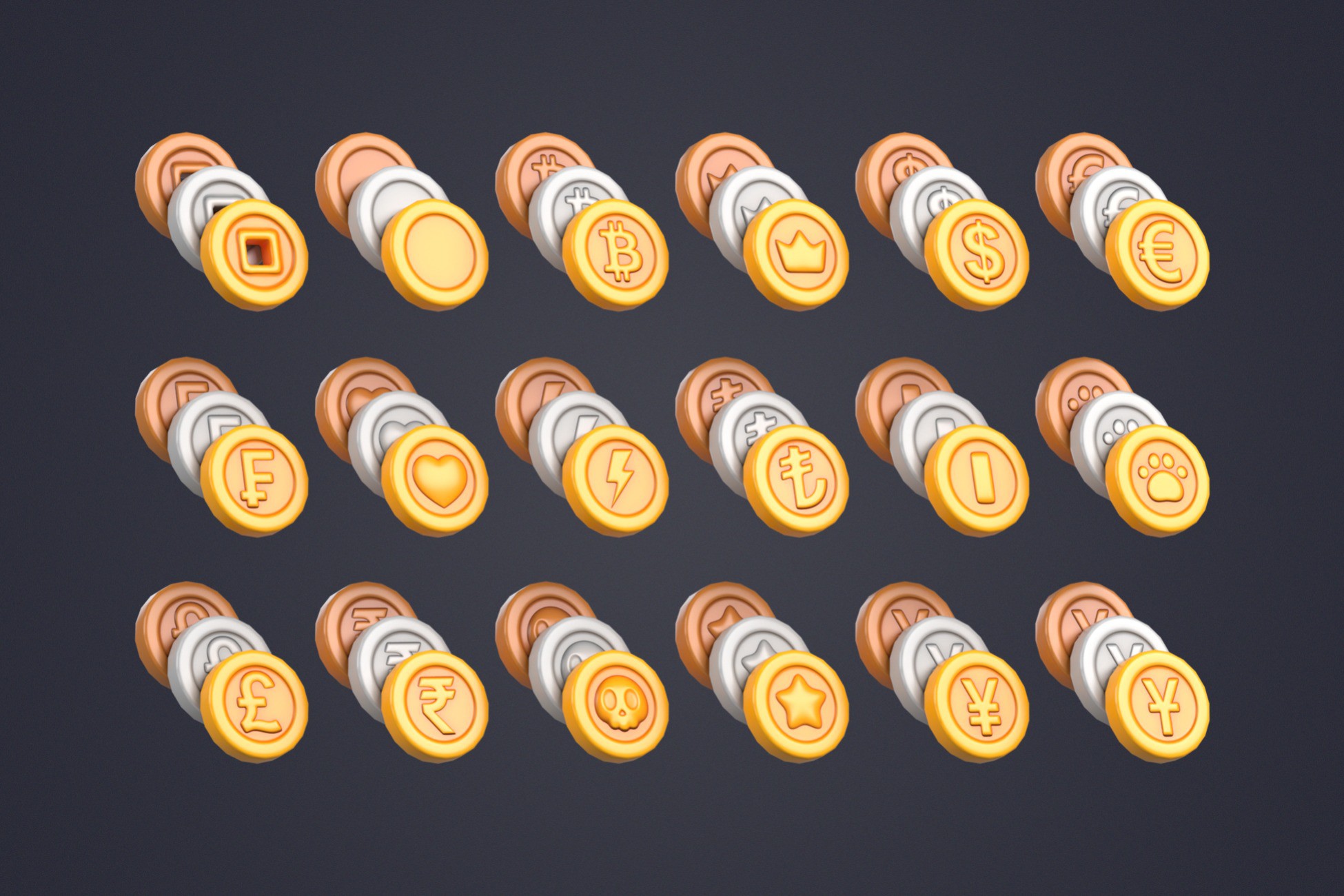 Coin Pack | 3D Props | Unity Asset Store