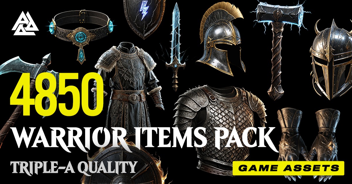 4850 Warrior Icons Pack | 2D | Unity Asset Store