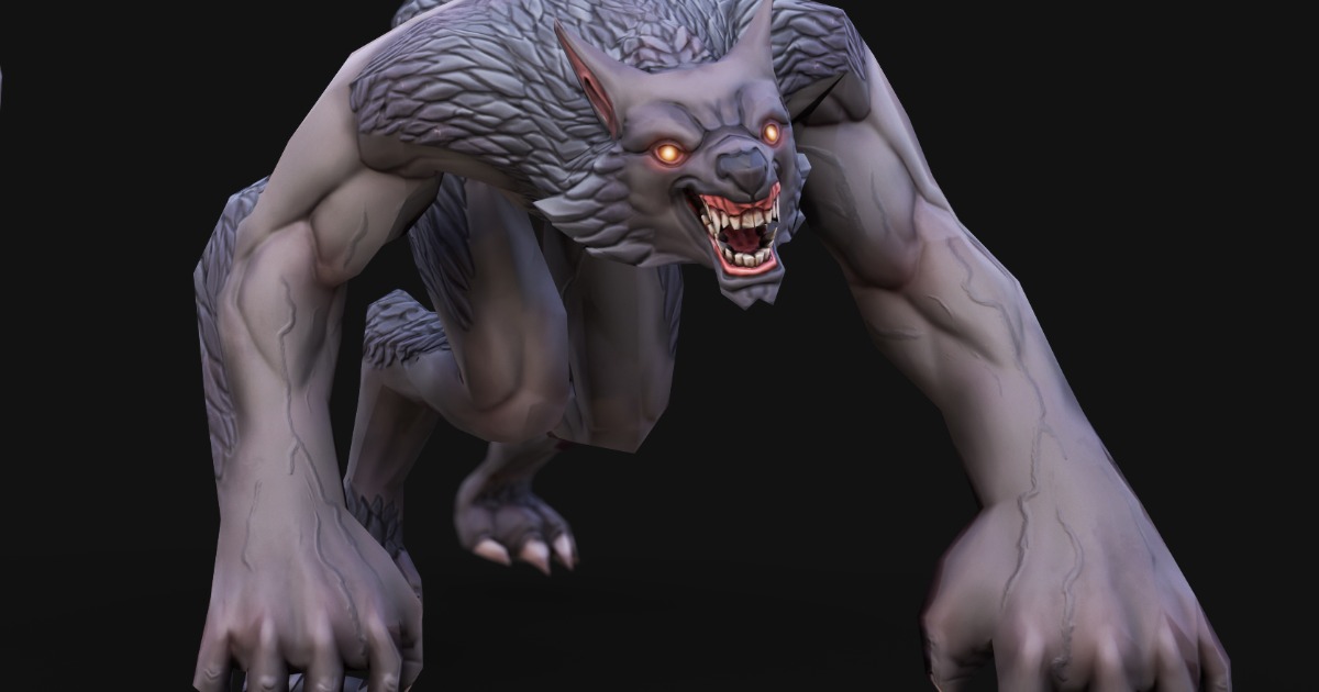 Stylized Werewolf - 01 | 3D Creatures | Unity Asset Store