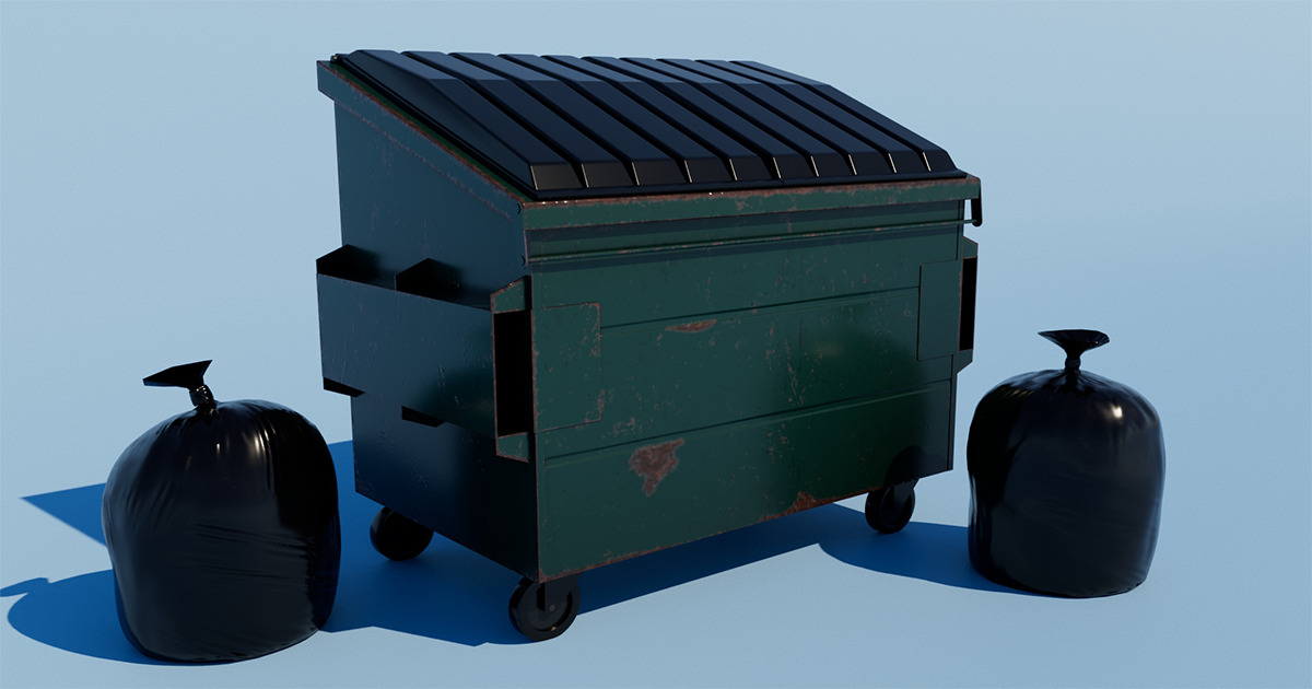 Dumpster Pack | 3D Props | Unity Asset Store