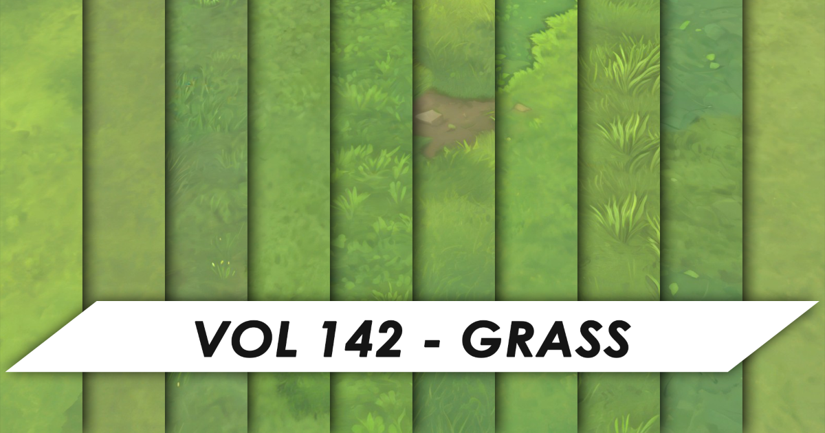 Stylized Textures - Vol 142 - Grass | 2D Textures & Materials | Unity ...