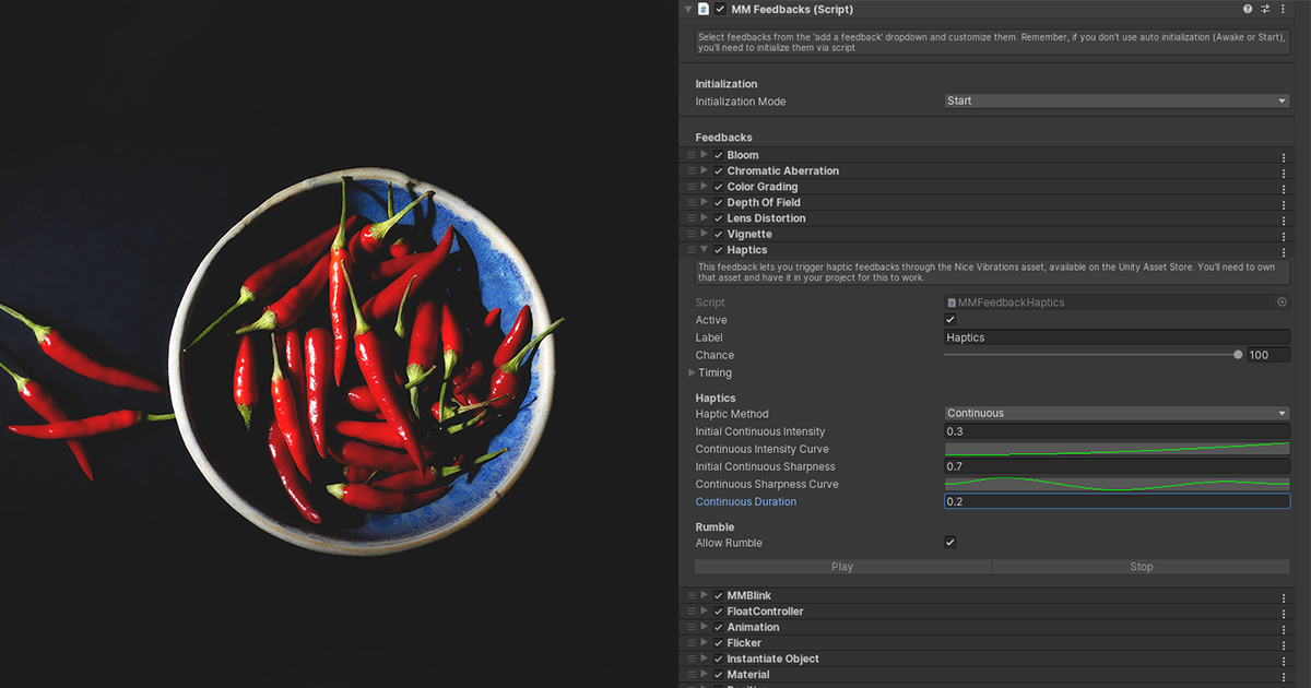 MMFeedbacks | Utilities Tools | Unity Asset Store