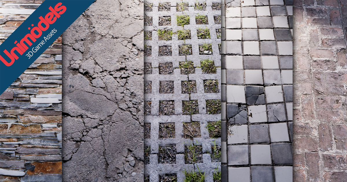 Floors and Walls Vol. 4 textures photoscanned | 2D Textures & Materials ...