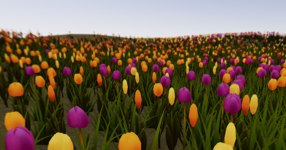 Low Poly Colourful Flowers | 3D Flowers | Unity Asset Store