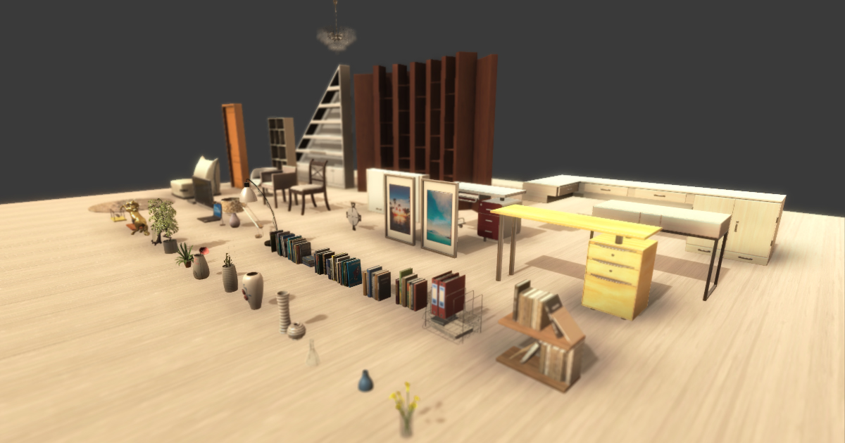 HQ Modern Furniture Pack Vol.1 | 3D Furniture | Unity Asset Store