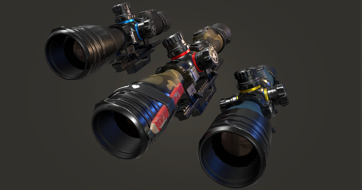 Rifle Scopes | 3D Guns | Unity Asset Store