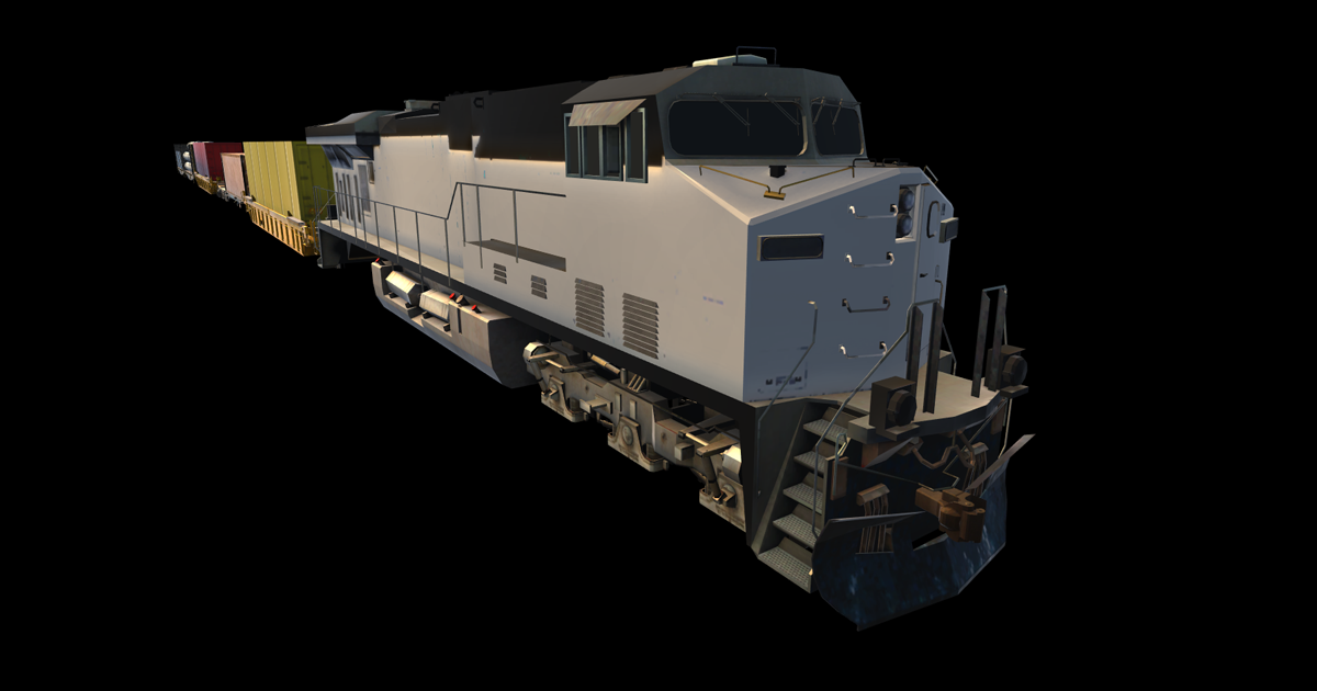 Freight Train | 3D 交通工具 | Unity Asset Store