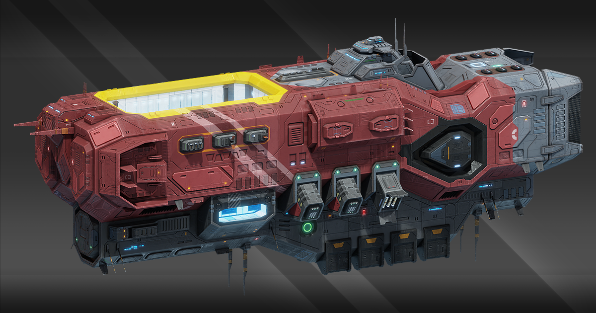 Scifi Mobile Shipyard Class I | 3D 宇宙飞船 | Unity Asset Store