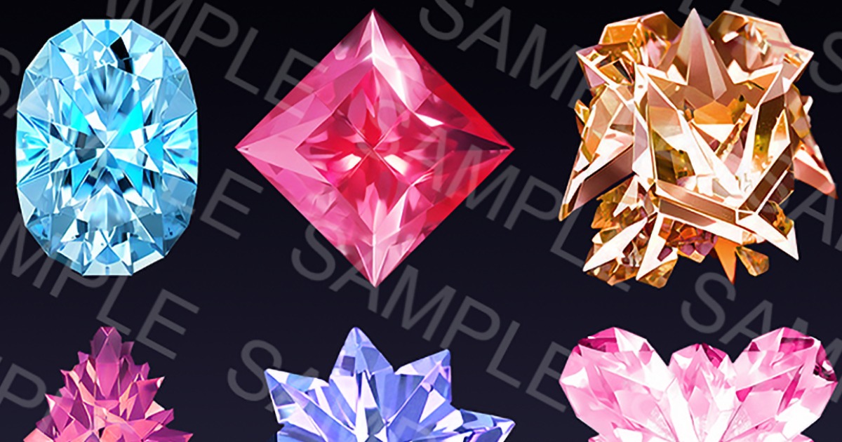 Fantasy Crystals - 2D Magic Gem Pack | 2D | Unity Asset Store