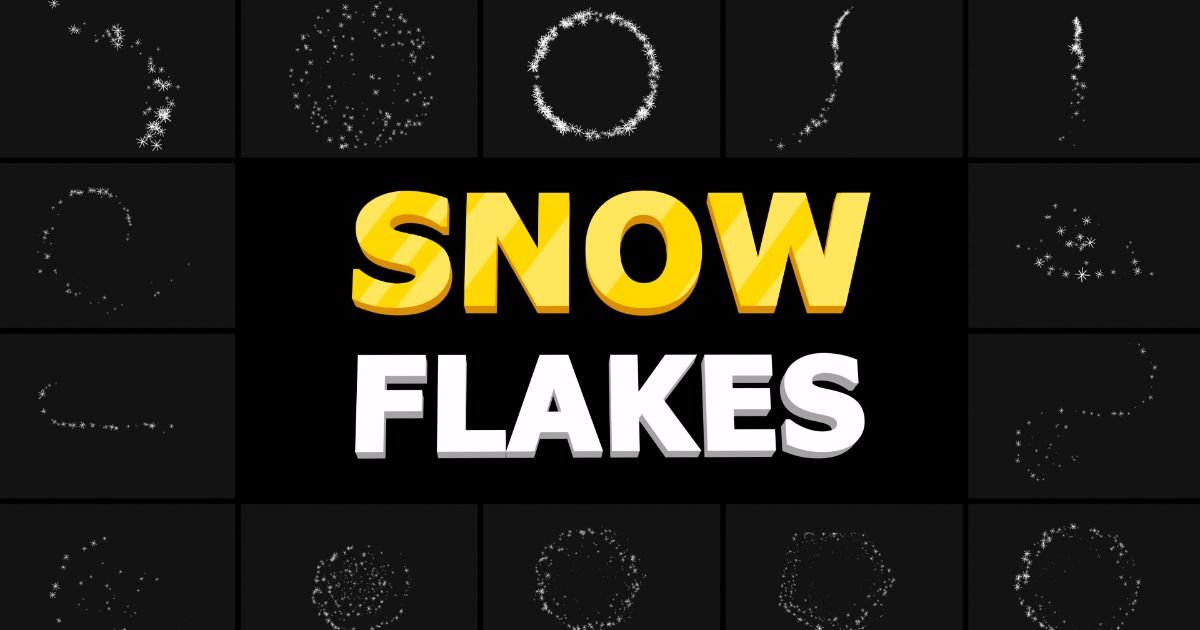 Snow Flakes 01 | 2D Textures & Materials | Unity Asset Store