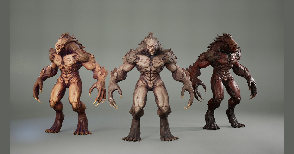 Titan monster beast | 3D 캐릭터 | Unity Asset Store