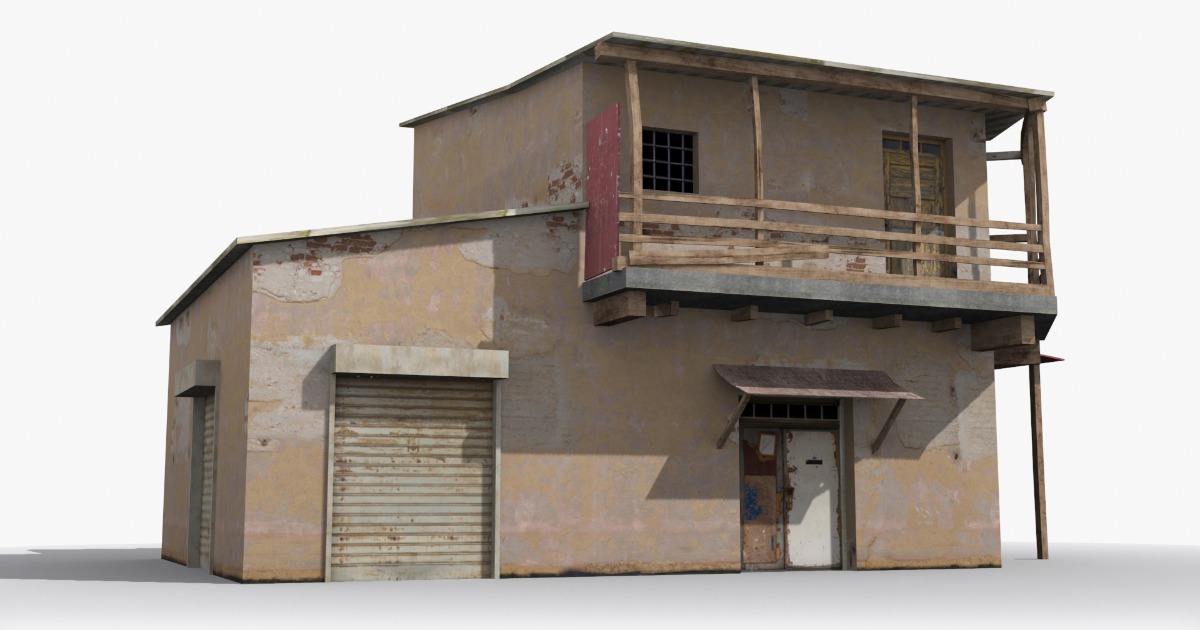 Slum House – Variant 18 | 3D Urban | Unity Asset Store