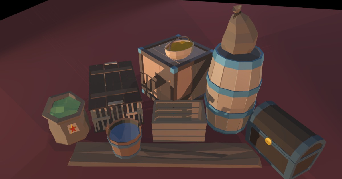 Props LowPoly Pack | 3D Props | Unity Asset Store