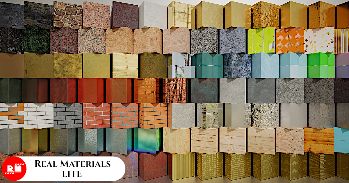 Real Materials Lite [URP] | 2D Textures & Materials | Unity Asset Store