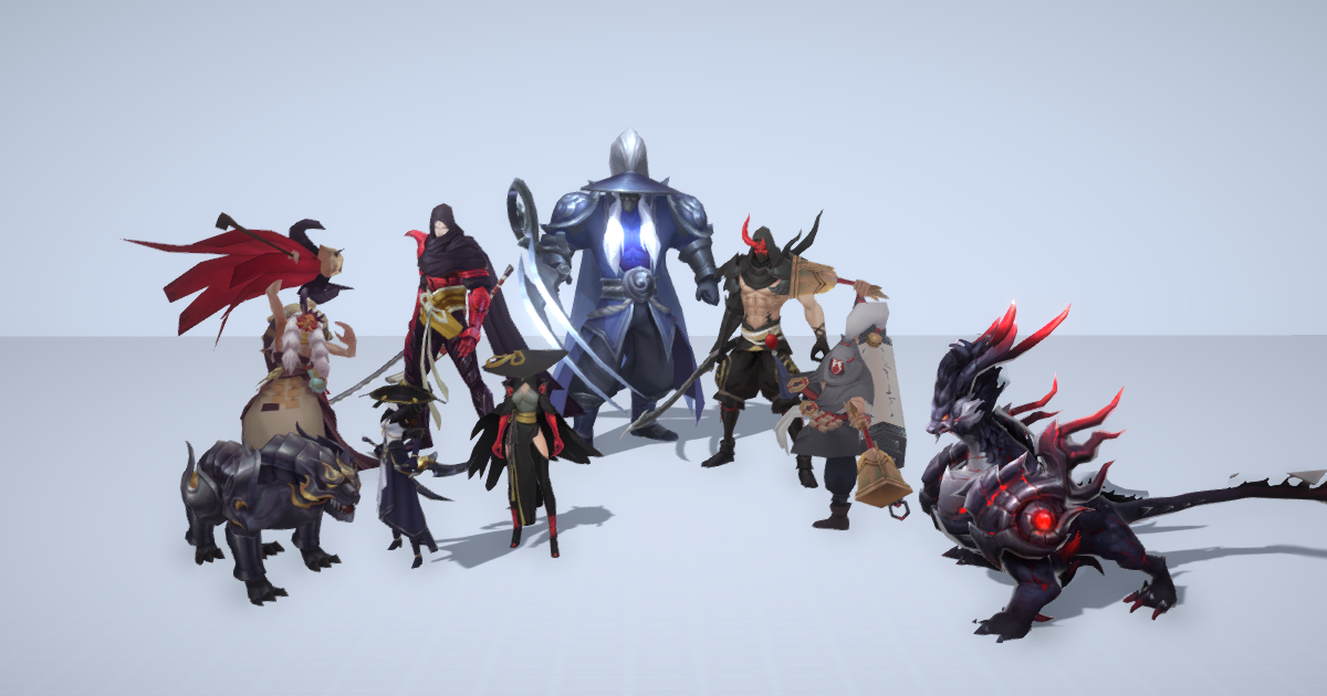 [The Jade Sword] Oriental Monsters - EP3.EVIL | 3D Characters | Unity ...