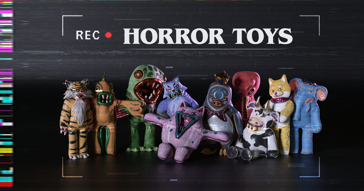 Horror Plush Toys - Spooky Mascot Animals | 3D Humanoids | Unity Asset ...