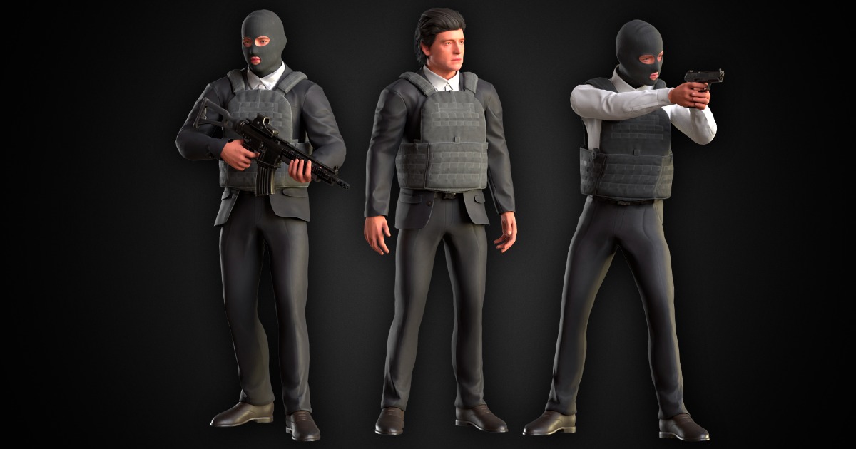 Bandit in Suit | Characters | Unity Asset Store