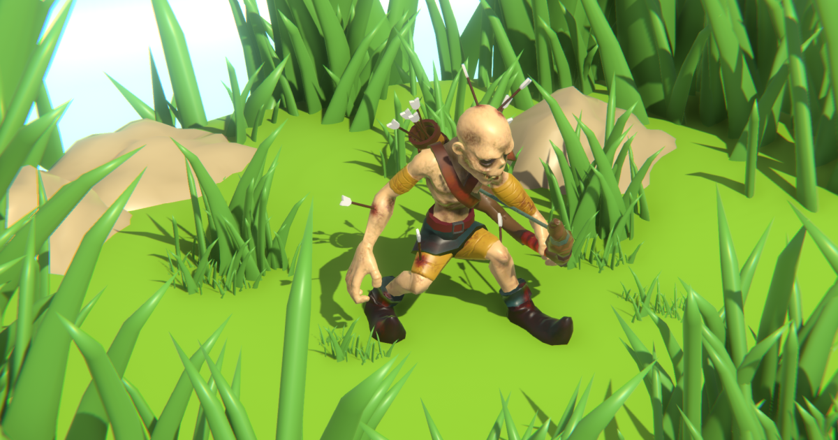 Zombie Archer - Casual Fantasy | Characters | Unity Asset Store