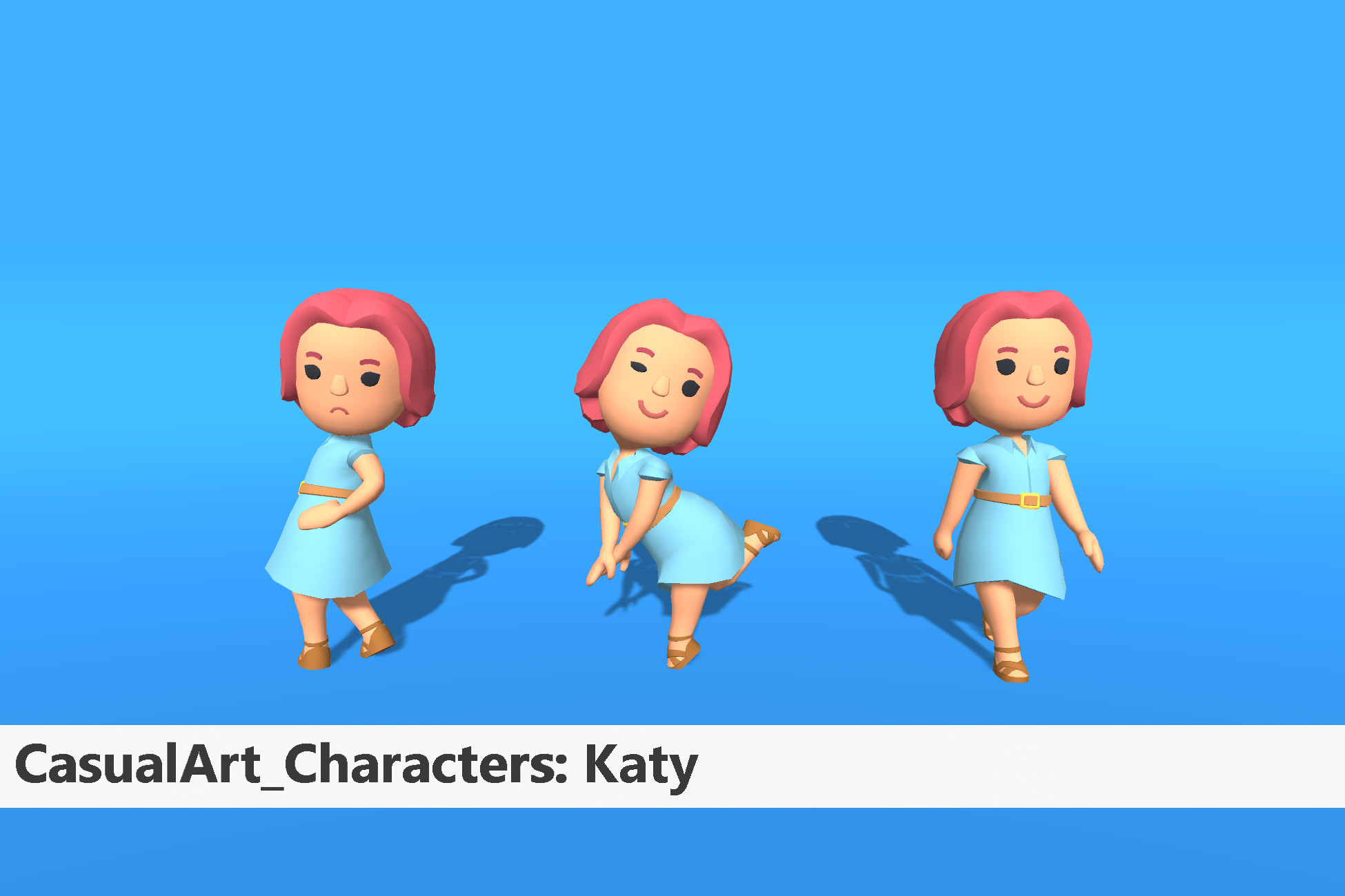 CasualArt_Characters: Katy | 캐릭터 | Unity Asset Store