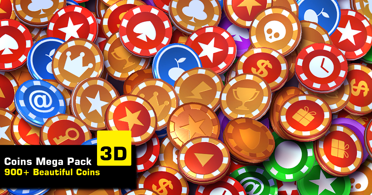 Coins Mega Pack 3D | 3D 소품 | Unity Asset Store