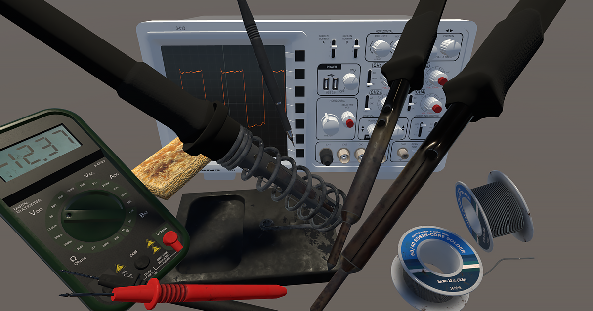Electrical Circuit Board Tools | 3D Tools | Unity Asset Store