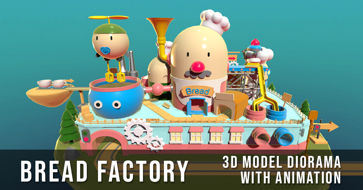 Bread Factory | 3D Industrial | Unity Asset Store