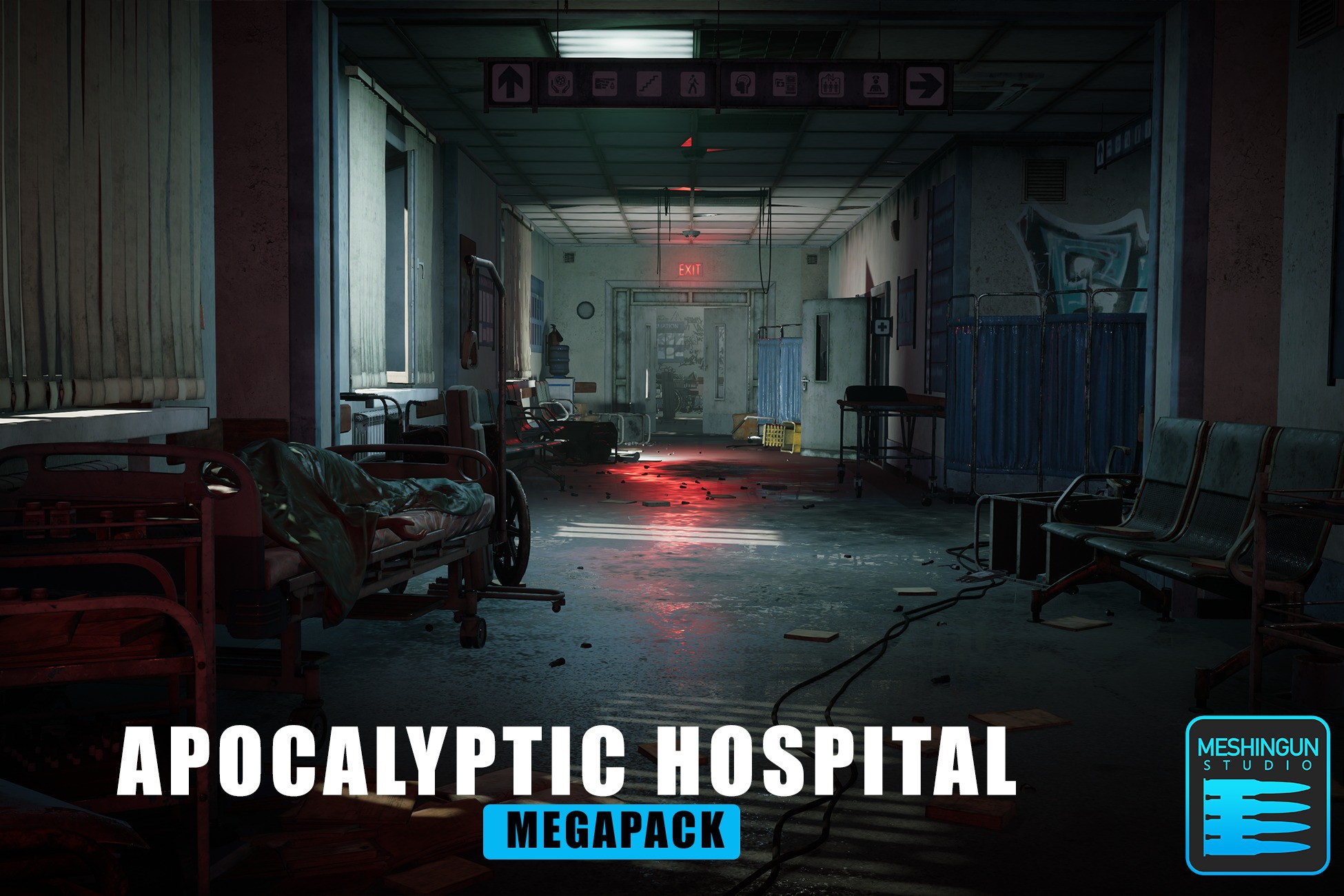 Apocalyptic Hospital | 3D Industrial | Unity Asset Store