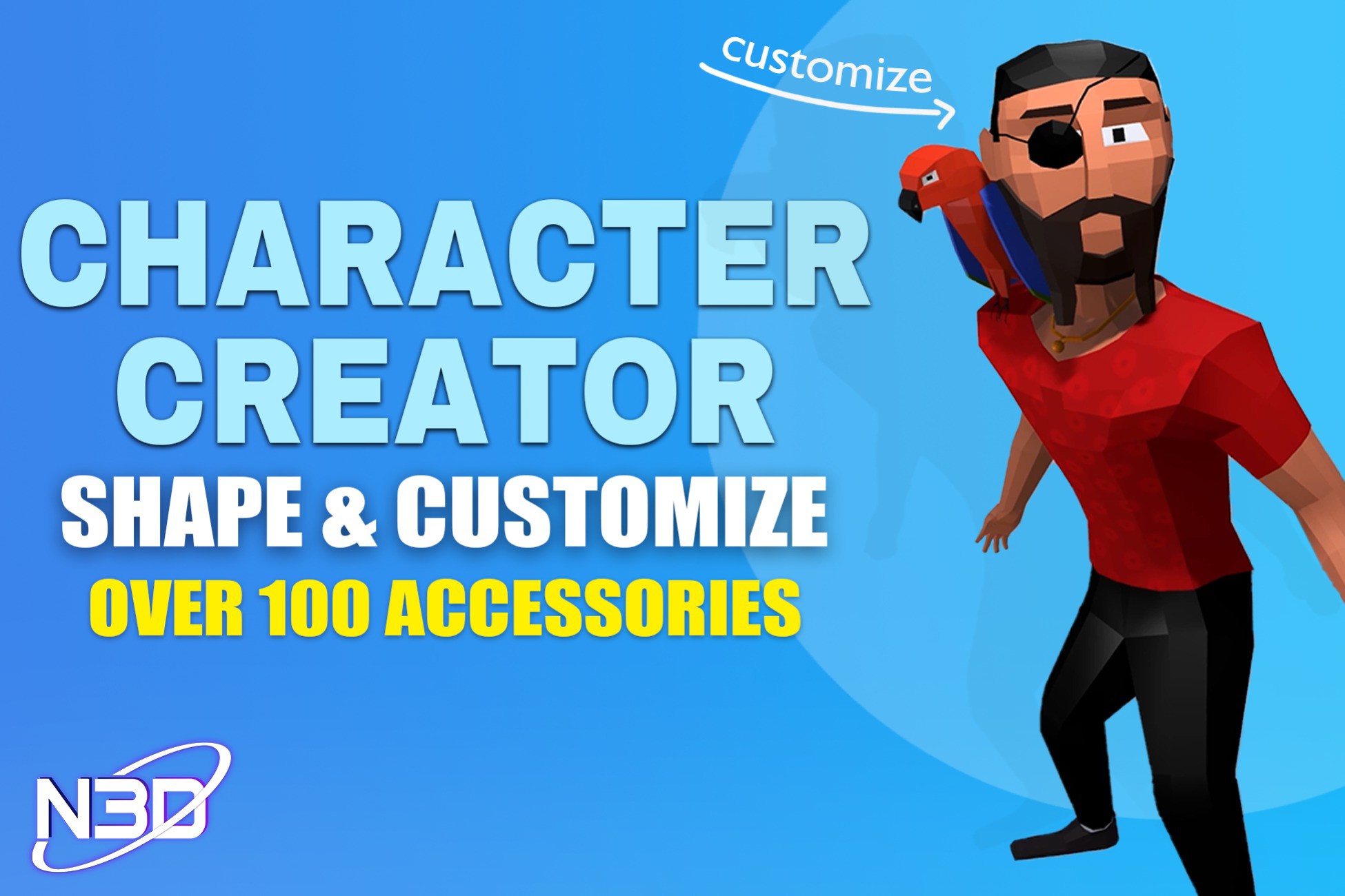 Character Creator LP - NEON3D | キャラクター | Unity Asset Store
