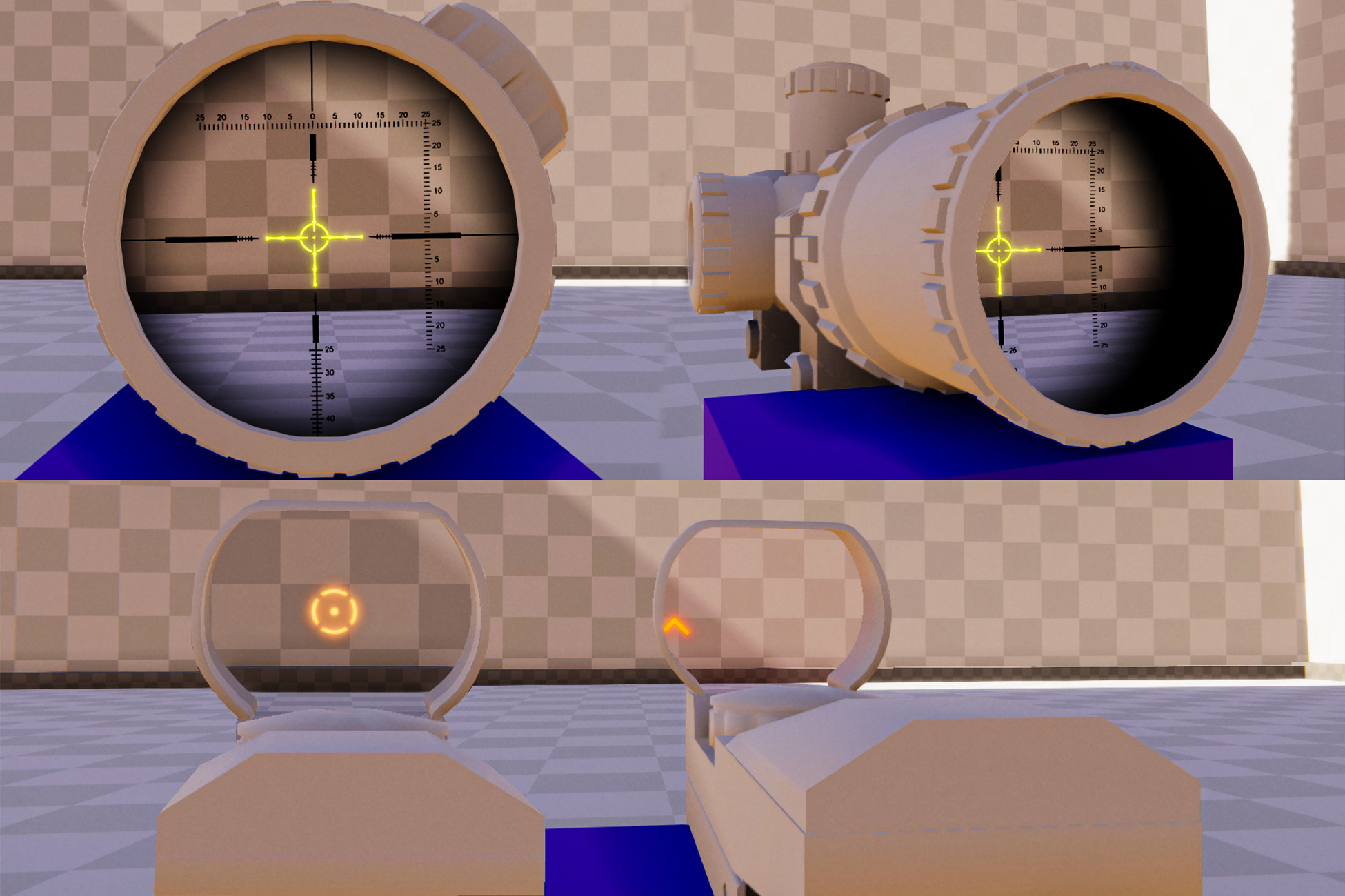 Scope & Red dot effect | VFX Shaders | Unity Asset Store