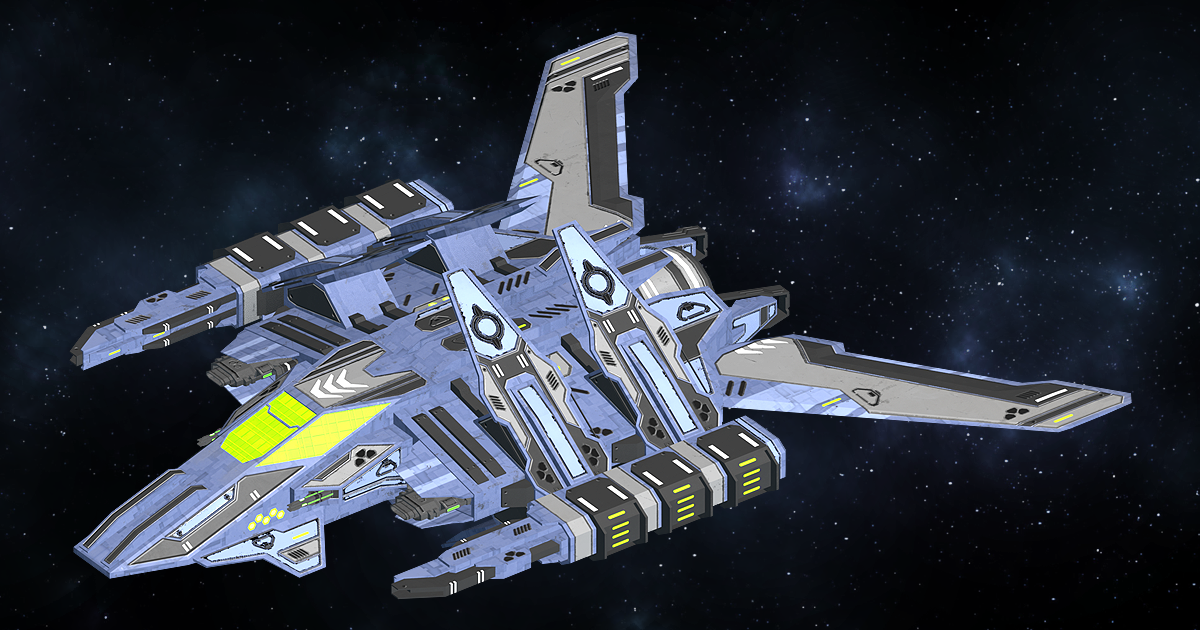 Spaceship Karban Attack Fighter | 3D Space | Unity Asset Store