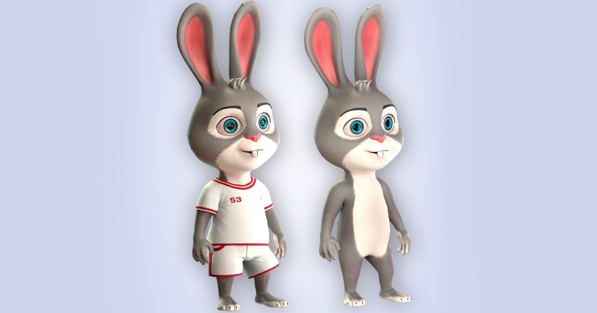 Cartoon Bunny Set | Characters | Unity Asset Store