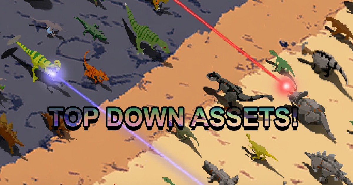 8Direction Animated Dinosaurs pack - Top-Down pixel 2D Dinosaurs | 2D Characters | Unity Asset Store