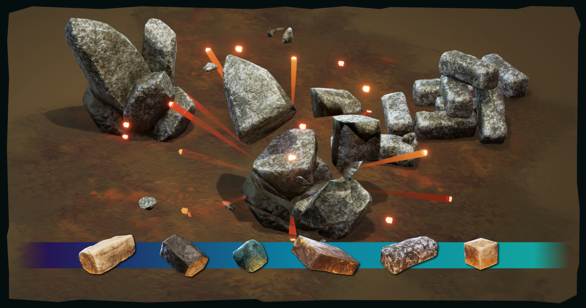 Shatter Stone: Stones & Rocks Resource Pack | 3D Props | Unity Asset Store