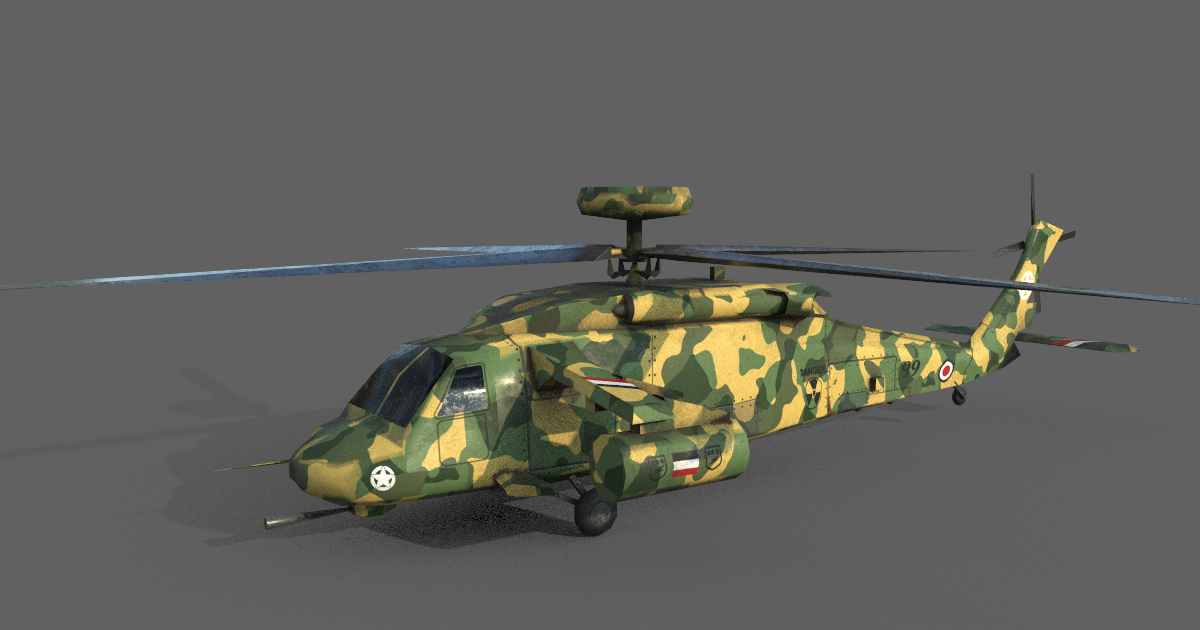 MILITARY COPTER 2 | 3D Air | Unity Asset Store