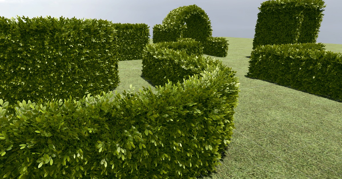 Modular Hedge | 3D 식물 | Unity Asset Store