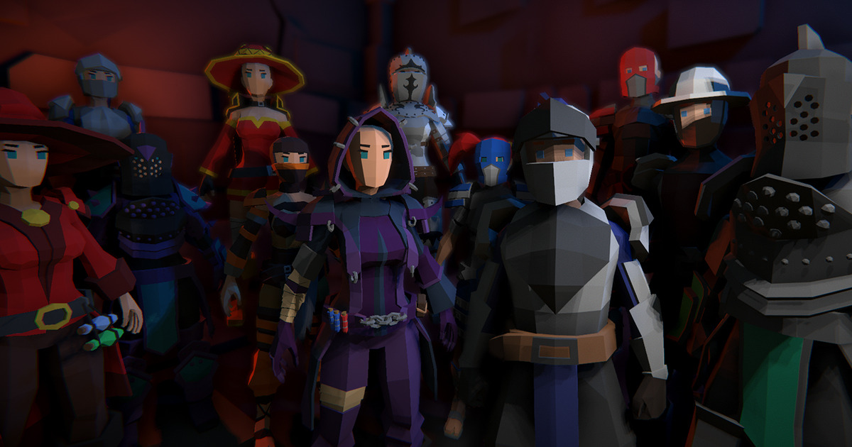 POLYART-Modular Fantasy Humans | 3D Characters | Unity Asset Store