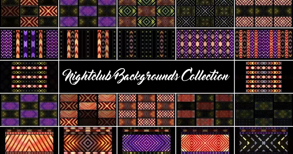 Nightclub Backgrounds Collection | 2D Textures & Materials | Unity ...