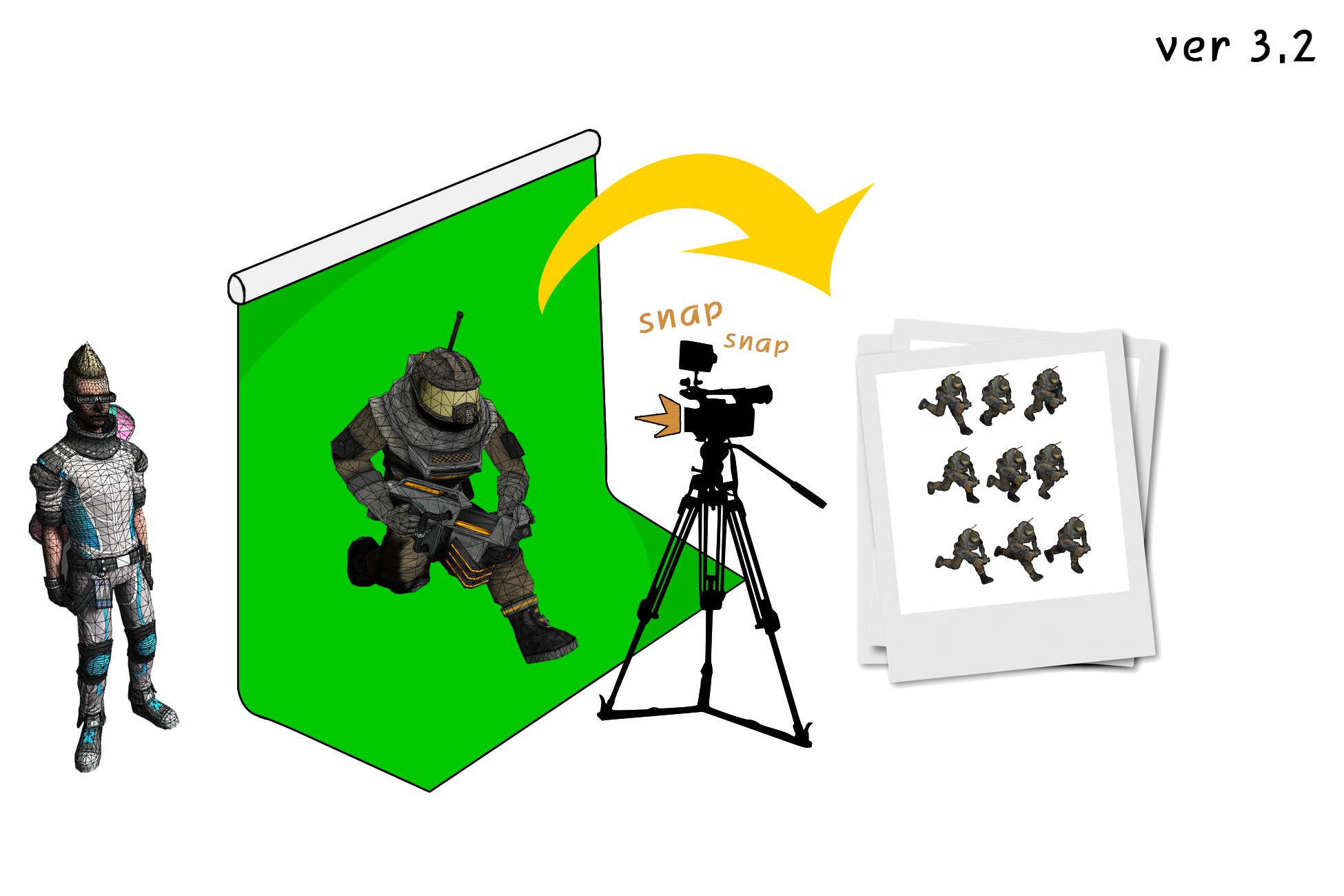 Animation Baking Studio 3D To 2D 