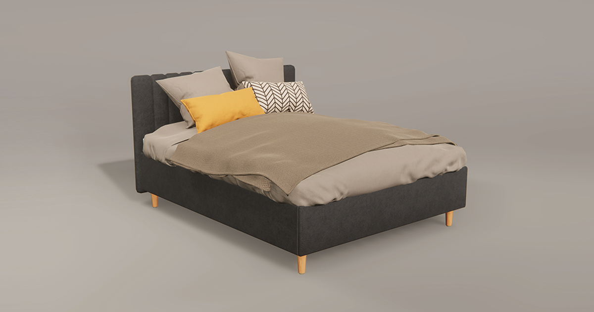 Velvet bed set | 3D Props | Unity Asset Store