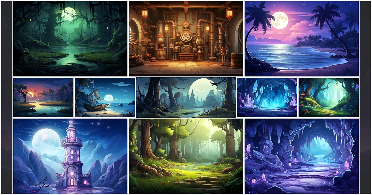 BACKGROUND - Stylized Adventure 2 | 2D Environments | Unity Asset Store