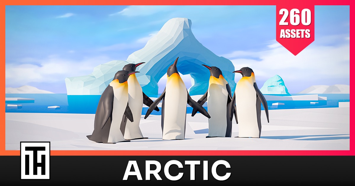 Arctic - Low Poly 3D Models Pack | 3D 環境 | Unity Asset Store