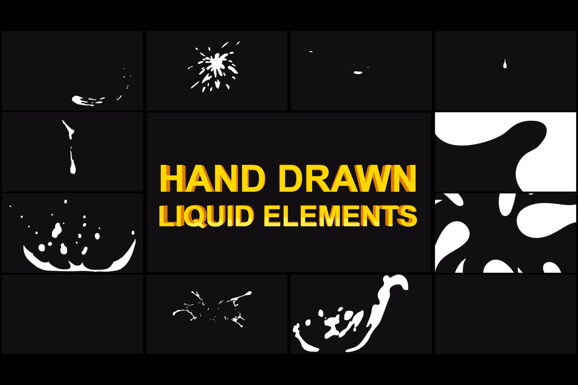 Hand Drawn Liquid Elements | Fire & Explosions | Unity Asset Store