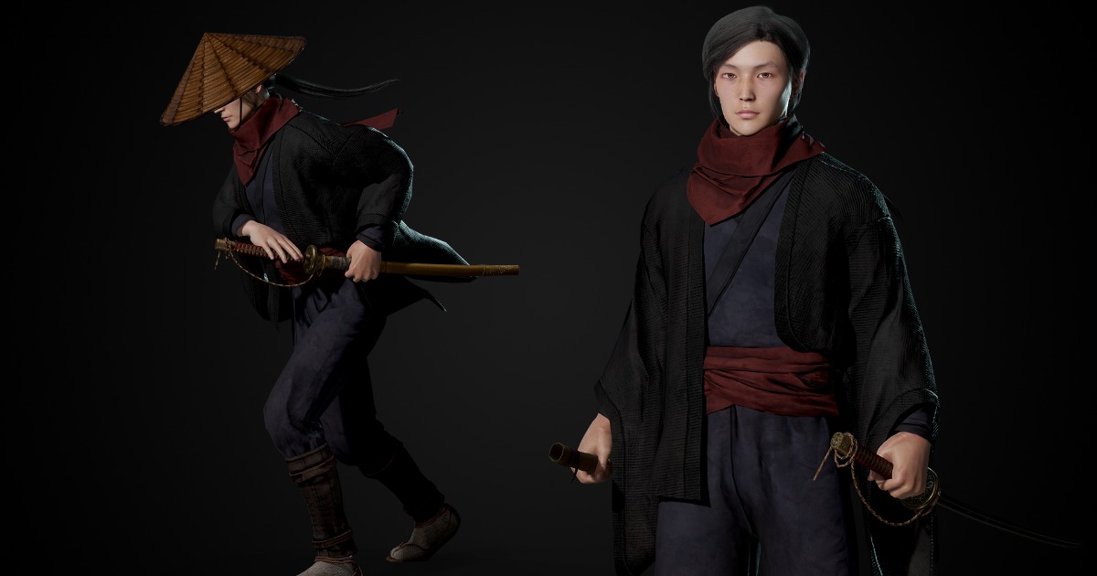 Japanese Warrior Man | Characters | Unity Asset Store