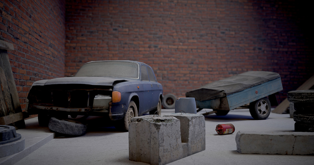 Old environment objects set 1 | 3D Exterior | Unity Asset Store