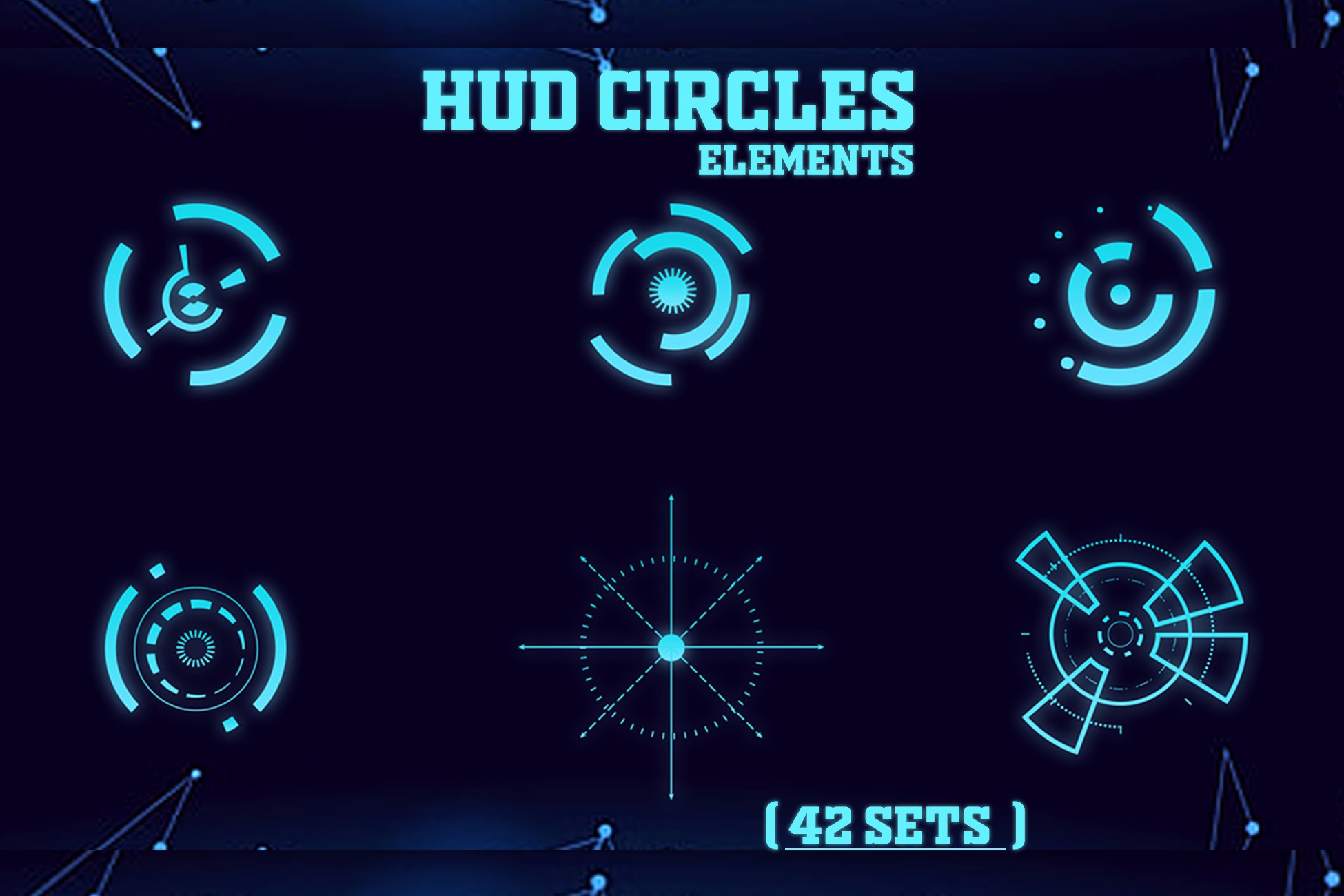 Sci Fi Hud Ui Circles Elements Space Gui Components 2d Gui Unity