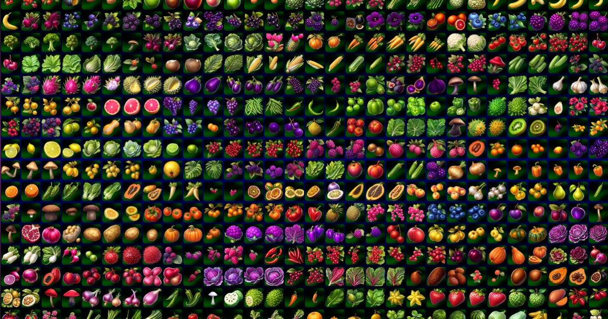 500+ icons: fruits and vegetables | 2D Icons | Unity Asset Store