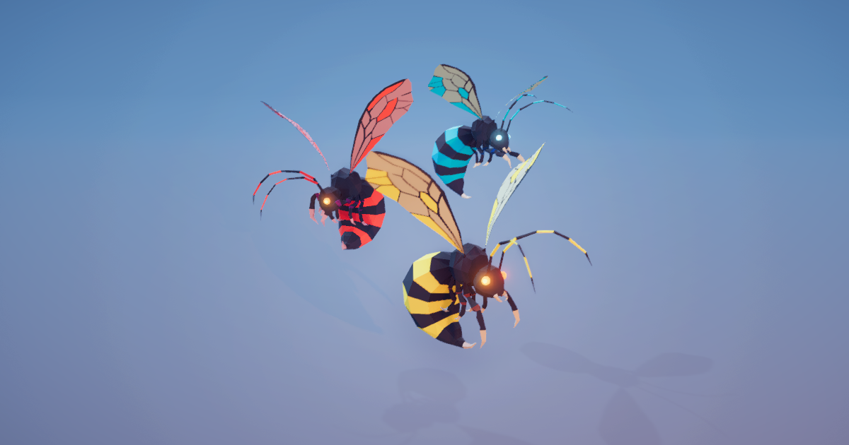 Polygonal - Giant Bee | 3D Creatures | Unity Asset Store