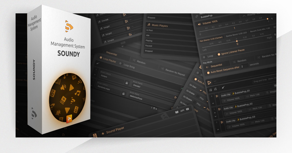 Soundy - Audio Management System for Unity | 음악 | Unity Asset Store